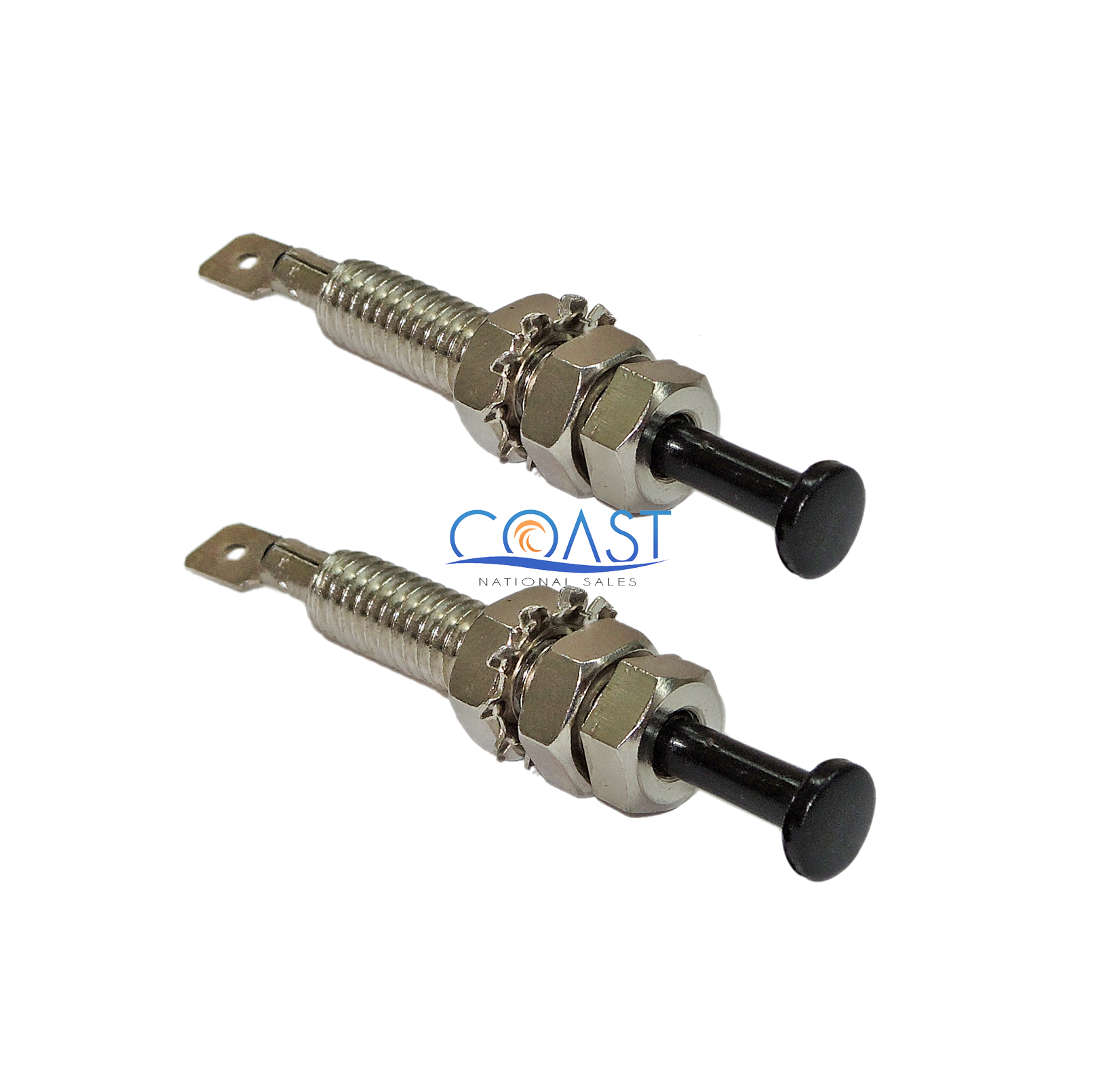 2X Long-shaft Pin Switch for Door Jamb, Hood, Trunk Car Alarm Auto ...